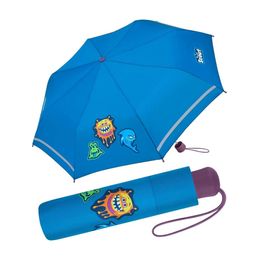 Scout Kinder-Taschenschirm mit reflektierenden Streifen Regenschirm funny Freaks | Gr.: onesize