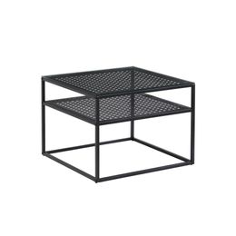 FineBuy Couchtisch in Schwarz / Glas / 60x60x45 | Gr.: onesize