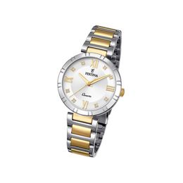 Analog-Armbanduhr Festina Mademoiselle silber, gold mittel (ca. 33mm) | Gr.: onesize