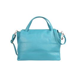 Florence Handtasche Leder t&uuml;rkis ca. 36cm | Gr.: onesize