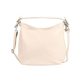 Florence Schultertasche Leder beige ca. 38cm | Gr.: onesize