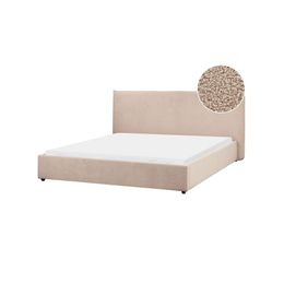 Beliani Wasserbett LAVAUR in Beige - (W) 203 x (H) 100 x (L) 220 cm | Gr.: onesize