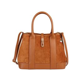 Florence Schultertasche Leder tan, hellbraun ca. 36cm | Gr.: onesize