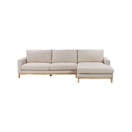 Beliani Ecksofa SIGGARD in Beige/Braun - (W) 321 x (H) 92 x (L) 168 cm | Gr.: onesize