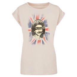 F4NT4STIC Extended Shoulder T-Shirt Sex Pistols God Save The Queen in Whitesand | Gr.: 3XL