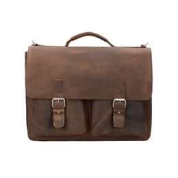 Leonhard Heyden Salisbury Aktentasche Leder 40 cm in braun | Gr.: onesize