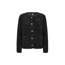 soyaconcept Strickjacke SC-ONYX 2 in 9999 BLACK | Gr.: XXL