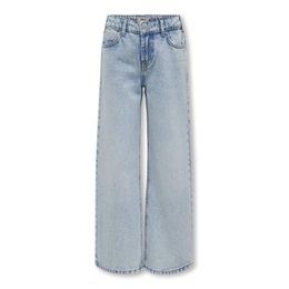 KIDS Only Jeans mit weitem Bein in Light Blue Denim | Gr.: 146