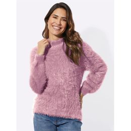 Sieh an! Stehkragenpullover in mauve | Gr.: 56
