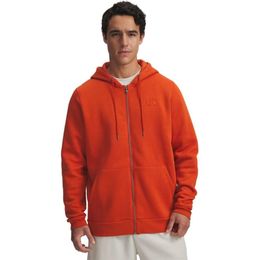 Under Armour Hoodie "Icon Fleece Hood Full-Zip" in Orange | Gr.: XL