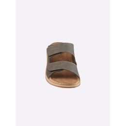 Franken Schuhe Franken-Schuhe Pantolette in grau | Gr.: 42