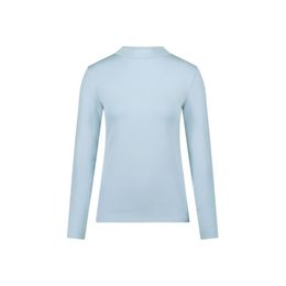 Zero Langarmshirt mit Stehkragen in Soft Chambray | Gr.: 40