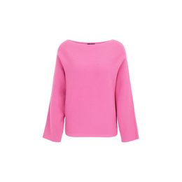Zero Strickpullover mit U-Bootausschnitt in Raspberry Velvet | Gr.: 36