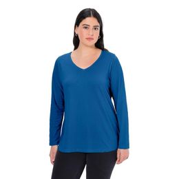 Ulla Popken Shirt in klassisch tintenblau | Gr.: 54-56