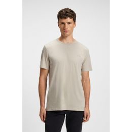 T-Shirt BOSS Orange "Tegood", Jungen, Gr. XL, beige (271_light_beige), Single Jersey, Obermaterial: 100% Baumwolle, unifarben, regular fit normal, Rundhals, eingesetzt eingefasste Kante, Shirts T-Shirt, Rundhalsausschnitt, Regular Fit, Logoschriftzug