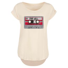 F4NT4STIC Long T-Shirt Stranger Things Cassette For Will in Whitesand | Gr.: XS