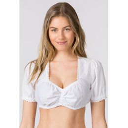 Stockerpoint Dirndlbluse Tania in weiss | Gr.: 42