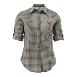 OS-Trachten Trachtenbluse Prami in oliv | Gr.: 38