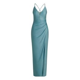 Vera Mont Abendkleid im Glitzer-Look in Mint/Silver | Gr.: 40