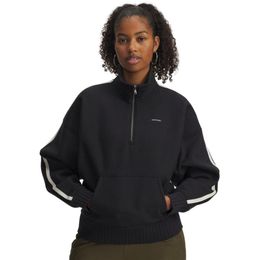 Under Armour Fleecejacke/Fleecepullover "Icon Hwt Fleece Half-Zip" in Schwarz | Gr.: XL