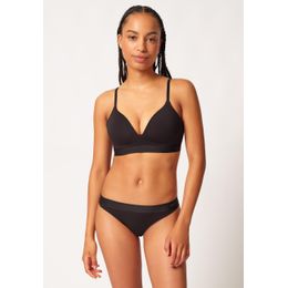 Triangel-BH Skiny "Smartouch", Damen, Gr. 70, Cup B, schwarz, Obermaterial: 92% Viskose, 8% Elasthan, Basic, normal, BHs Triangel-BH, mit Polsterung, weich, b&uuml;gellos, elastisch, Viskosemix