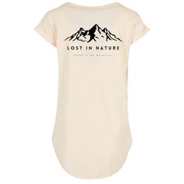 F4NT4STIC Long Cut T-Shirt Lost in nature in Whitesand | Gr.: M