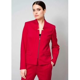 Alba Moda Blazer mit Rei&szlig;verschluss in rot | Gr.: 38