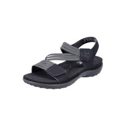 Rieker Komfort Sandalen in Schwarz | Gr.: 38