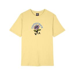 Santa Cruz Shirt "Delfino Flower Front T-Shirt" in Gelb | Gr.: 10