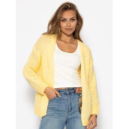 SASSYCLASSY Oversize Cardigan in Gelb | Gr.: S