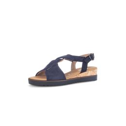 Gabor Comfort Keilsandaletten in blau | Gr.: 37,5