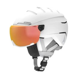 Atomic Skihelm mit Visier in weiss | Gr.: 51-55 cm