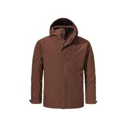 Sch&ouml;ffel Sch&ouml;ffel Doppeljacke "3in1 Jacket Style Tamina MNS" in chocolate | Gr.: 48