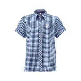 OS-Trachten Trachtenbluse Tadora in mittelblau | Gr.: 38