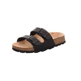 Superfit Tieffu&szlig;bett Pantolette FUSSBETTPANTOFFEL in Schwarz | Gr.: 30