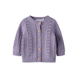 name it Strickjacke in Lavender Gray | Gr.: 68