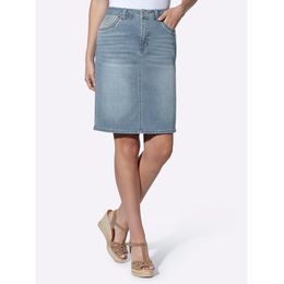 Heine Jeans-Rock in blue-bleached | Gr.: 48