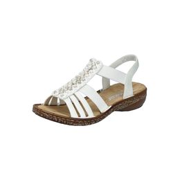 Rieker Komfort Sandalen in Wei&szlig; | Gr.: 41