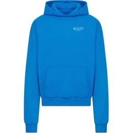 Mister Tee Reality Ultra Heavy Cotton Box Hoody in cobalt blue | Gr.: L