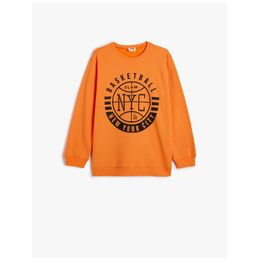 KOTON Sweatshirt in Orange | Gr.: 4-6 Jahre