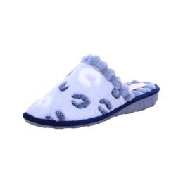 Tre Rose Pantoffel in blau | Gr.: 41