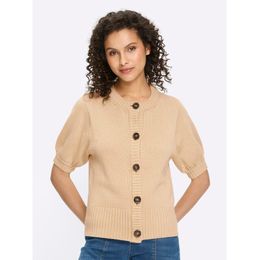Heine Strickjacke in sand | Gr.: 42