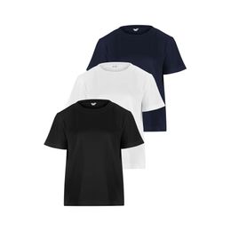 Mela T-Shirt KHIRA Bundle in schwarz / wei&szlig; / navy | Gr.: XL