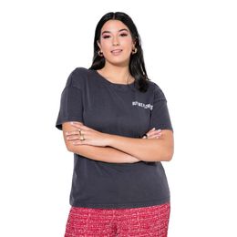 Studio Untold Shirt in anthrazit melange | Gr.: 46-48