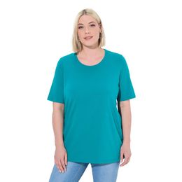 Ulla Popken Shirt in klassisch petrol | Gr.: 50-52