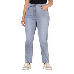 Ulla Popken Jeans in light grey denim | Gr.: 50 - Normalgr&ouml;&szlig;e