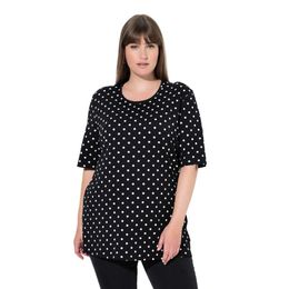 Ulla Popken Shirt in schwarz | Gr.: 62/64