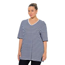 Ulla Popken Shirt in marine | Gr.: 62/64