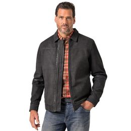 JP1880 Lederjacke in schwarz | Gr.: 7XL