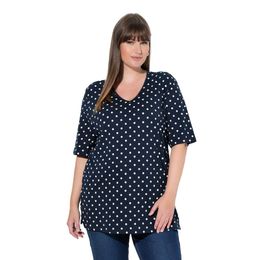 Ulla Popken Shirt in marine | Gr.: 54-56